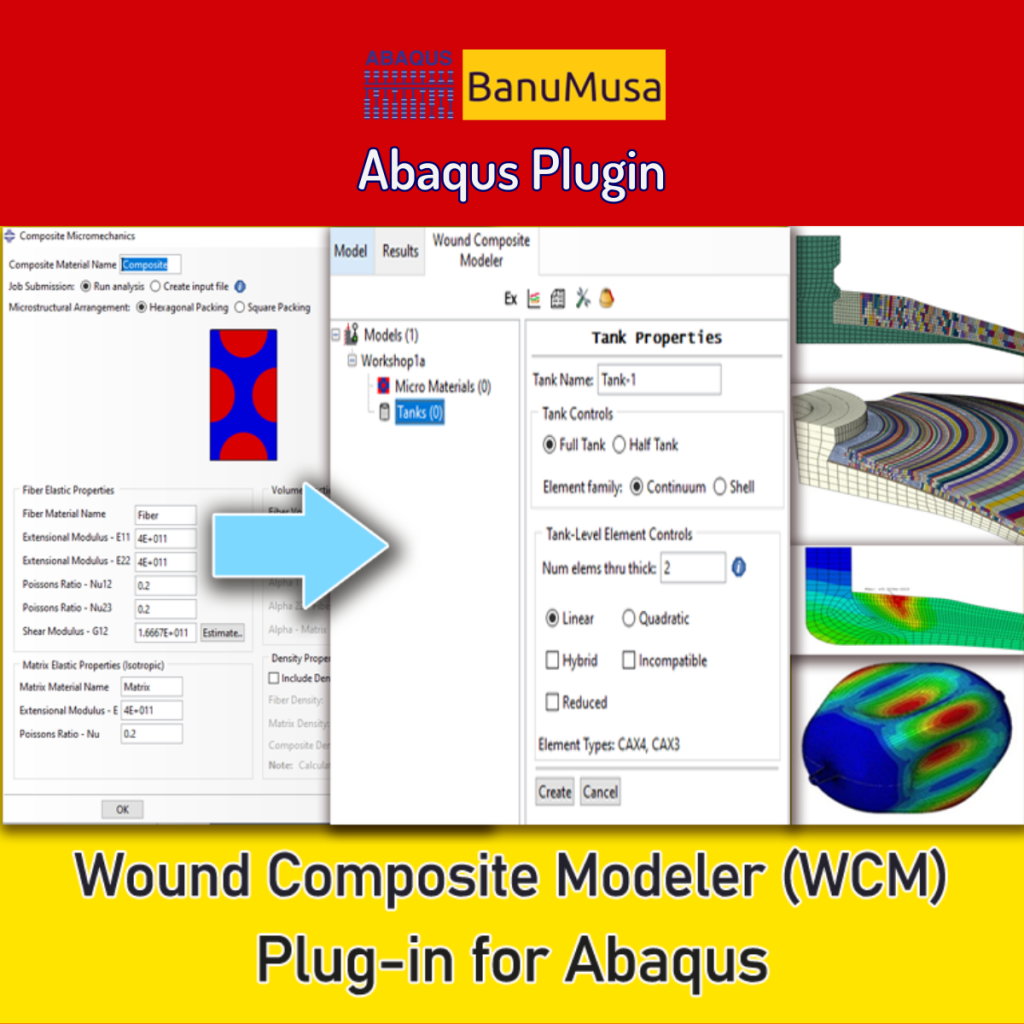Wound Composite Modeler Plugin - BanuMusa FEA Consulting Wound Composite Modeler Plugin - BanuMusa FEA Consulting
